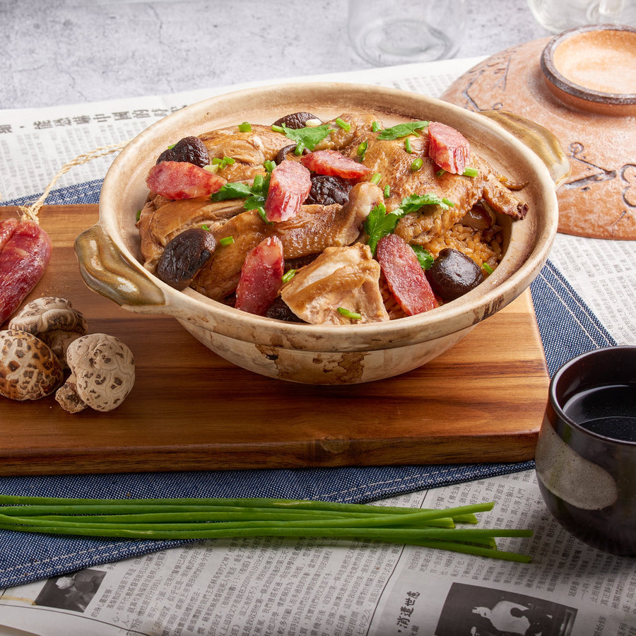 Chicken Shiitake Mushroom Claypot Rice – Yao's Kitchen